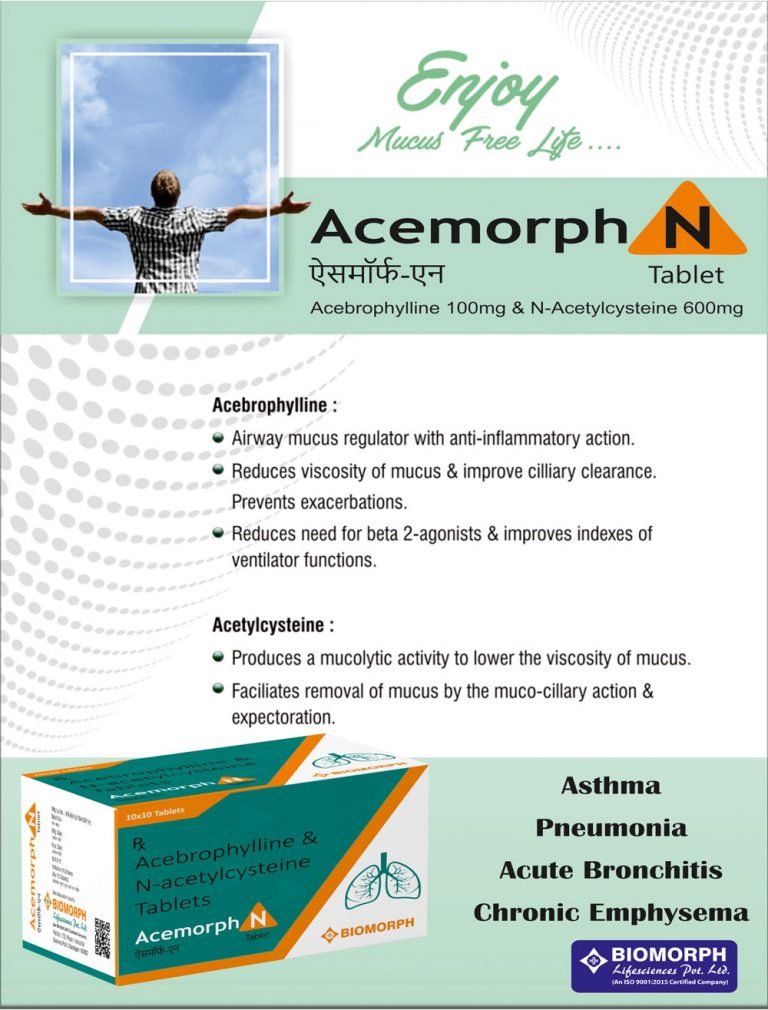 Acebrophylline and Acetylcysteine Tablets: Benefits, Uses, Dosage ...